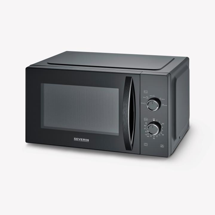 SEVERIN - Microondas grande de 25 l, microondas sencillo para calentar ...