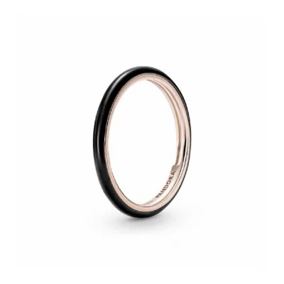 Anillo Pandora Me Rose Esmalte Negro - 189655C01 | Miravia