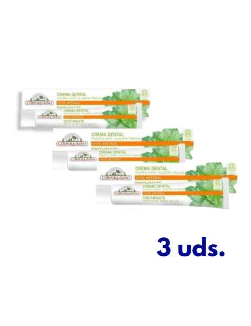 Corpore Sano Pack 3 Pasta Dentífrica Purificante Aliento Fresco 75 ml ...