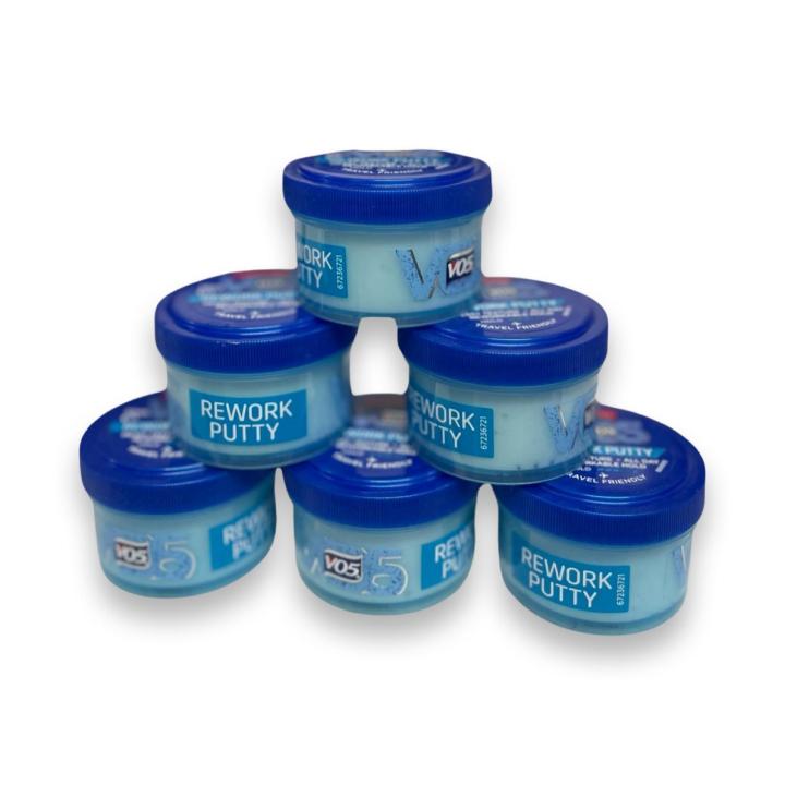 PACK AHORRO X 6 UNIDADES FIJADOR CAPILAR TAMAÑO VIAJE V05 REWORK PUTTY ...