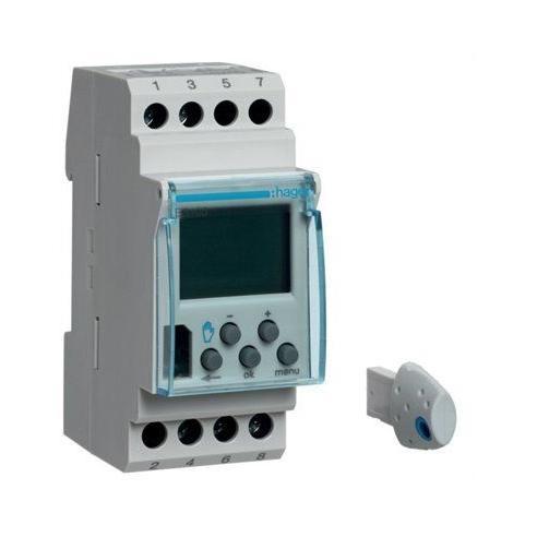 Interruptor horario digital 16A con reserva Hager EG103 | Miravia