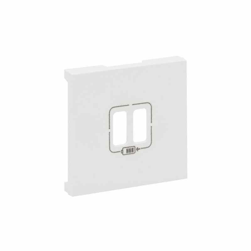 Tecla para base cargador doble USB A+A blanco mate LEGRAND 864124 | Miravia