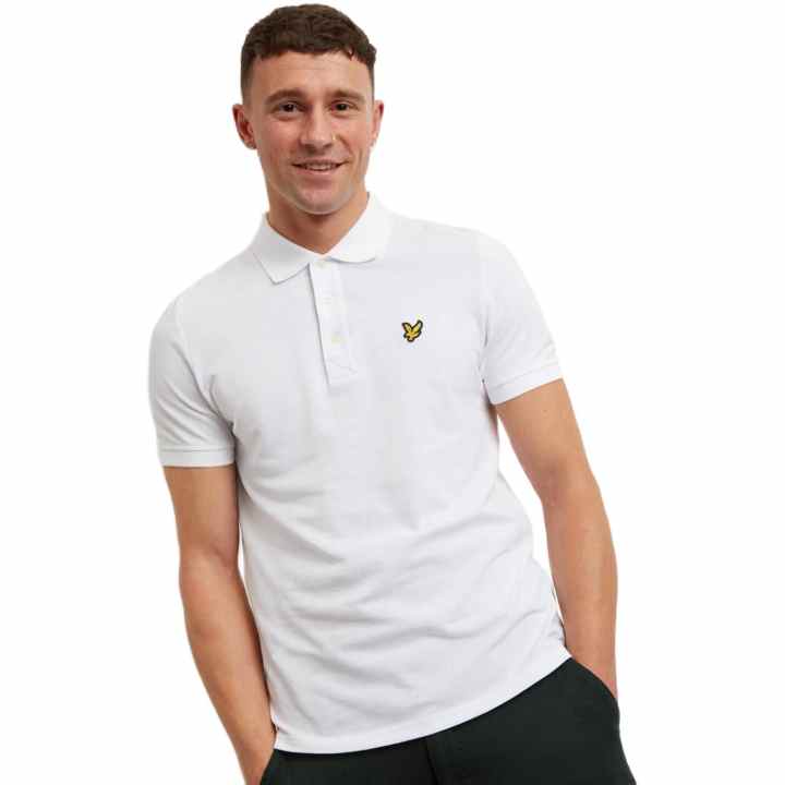 LYLE&SCOTT Polo Blanco Algodón Confortable Talla Extra - Hombre | Miravia