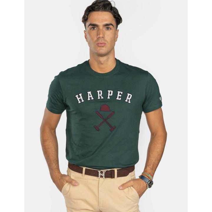 Camiseta Verde Harper Icon con Logo - Diseño Icónico | Miravia
