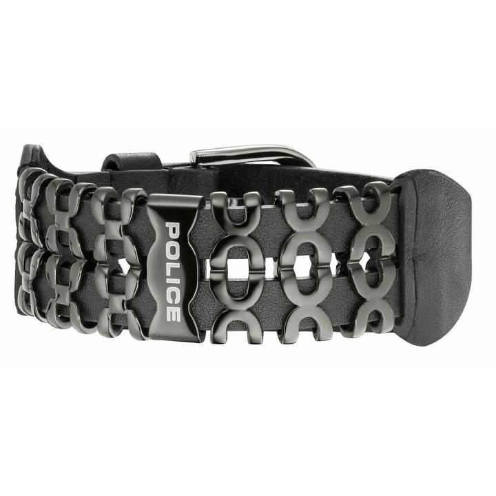 Pulsera Hombre Police PJ26145BLB.02 Cuero 19 cm | Miravia