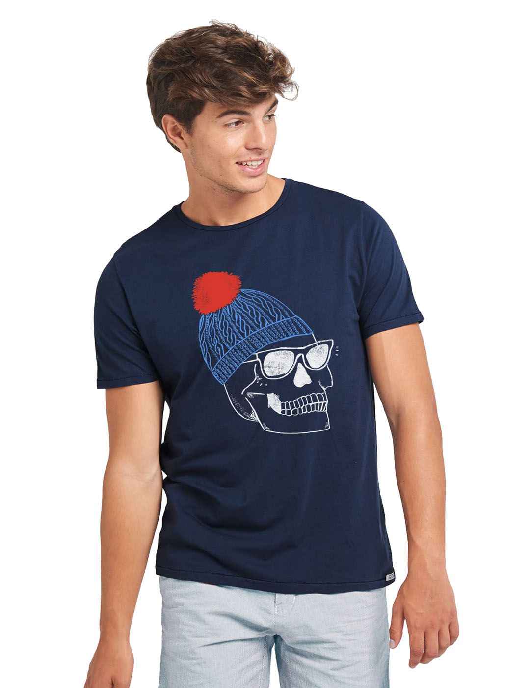 dear tee Camiseta Dear Tee Hombre Calavera Wool Hat | Miravia