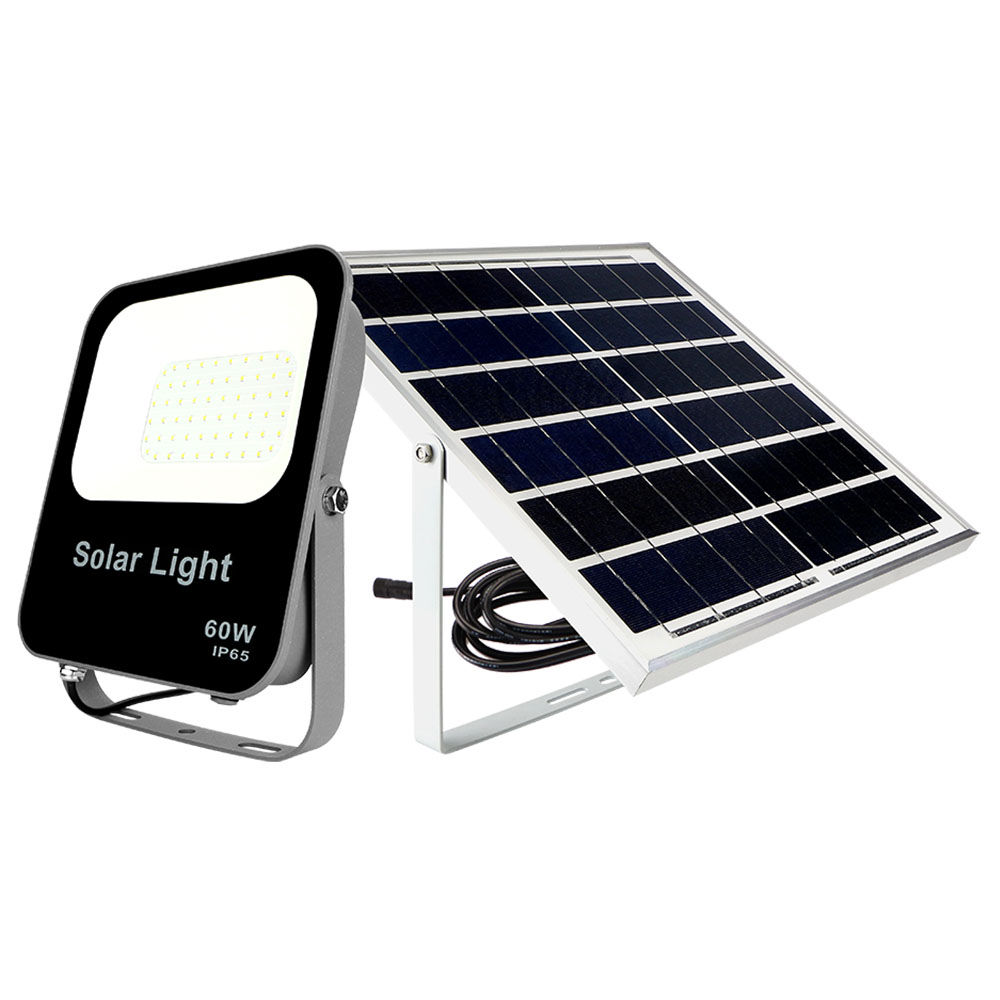 Foco solar LED 60W 6K | Miravia