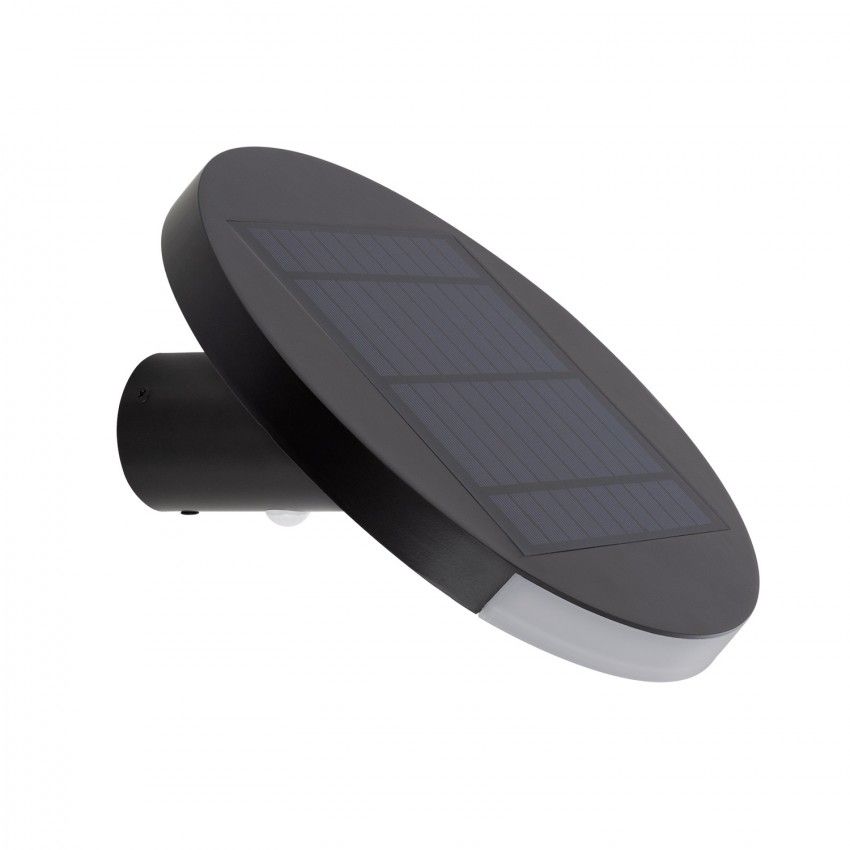 Ledkia Aplique de Pared Exterior Solar LED con Detector de Movimiento ...