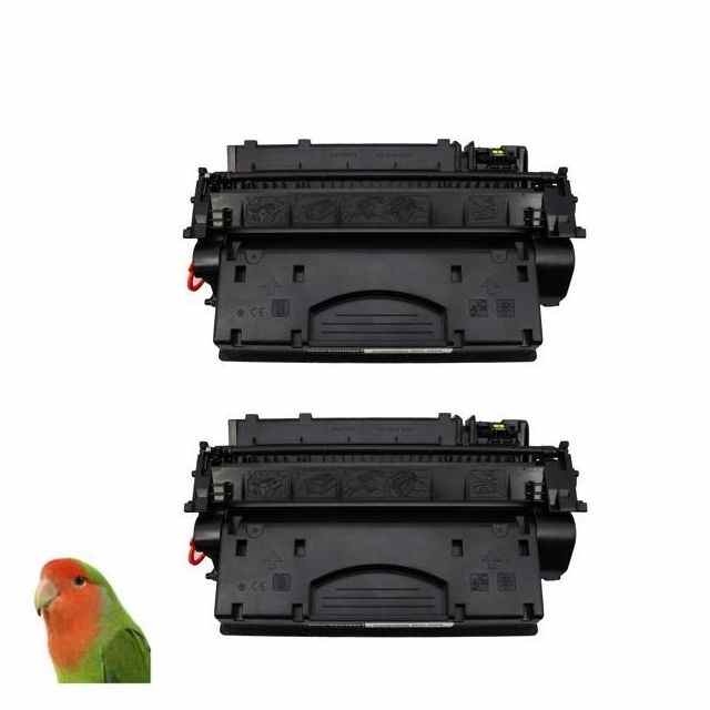 2 x HP CE505X / HP 05X toner compatible HP Laserjet P2050 P2053 P2055 ...