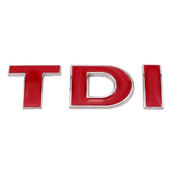 AUTOZOCO Emblema Adhesivo metálico TDI, Insignia TDI Apto para Parte ...