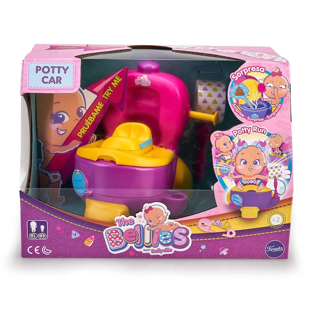 The Bellies - Bellies Potty Car, Accesorio para muñecos (Famosa ...