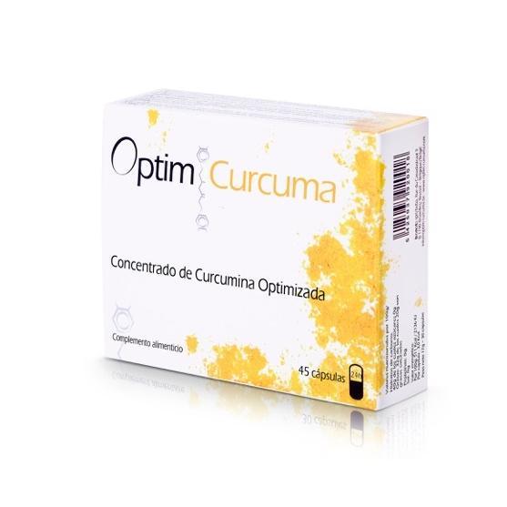 Optim Curcuma 45 Cap Apto Vegetarianos Sin Azucar Sin Gluten Sin ...