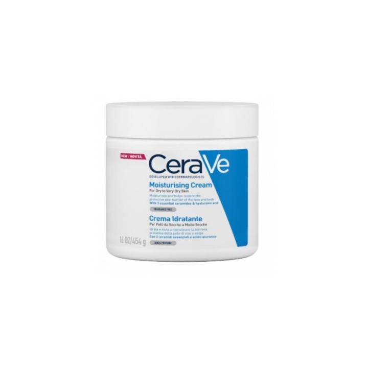 CERAVE CREMA HIDRATANTE PARA PIELES SECAS Y MUY SECAS 454 GR. HIDRATA Y ...