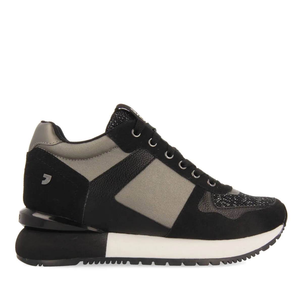 Gioseppo Sneakers monocolor plomo con cuña interna para mujer girst ...