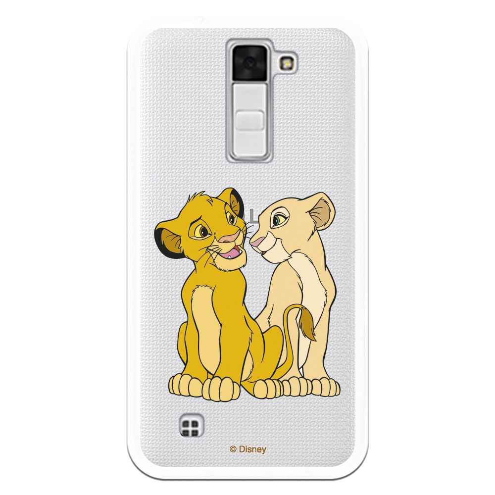 Funda Oficial Disney Simba y Nala transparente para LG K8 - El Rey León ...