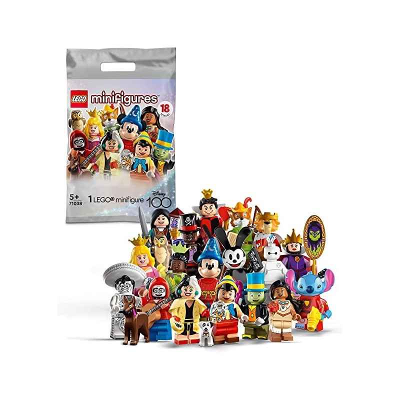 LEGO 71038 Minifiguras Edición Disney 100, 1 de 18 Personajes para ...