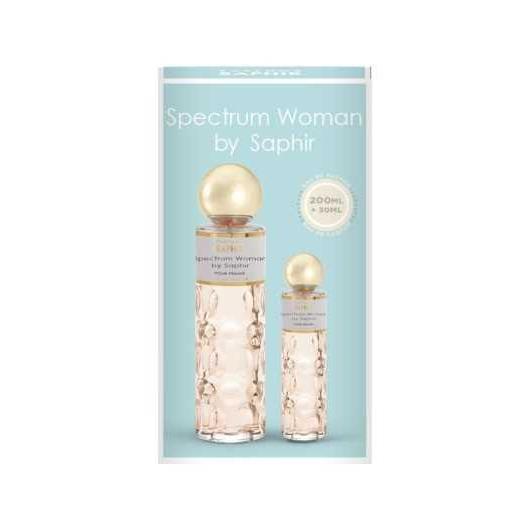 Saphir set de perfume Spectrum Woman 200ml + vapo 30ml | Miravia
