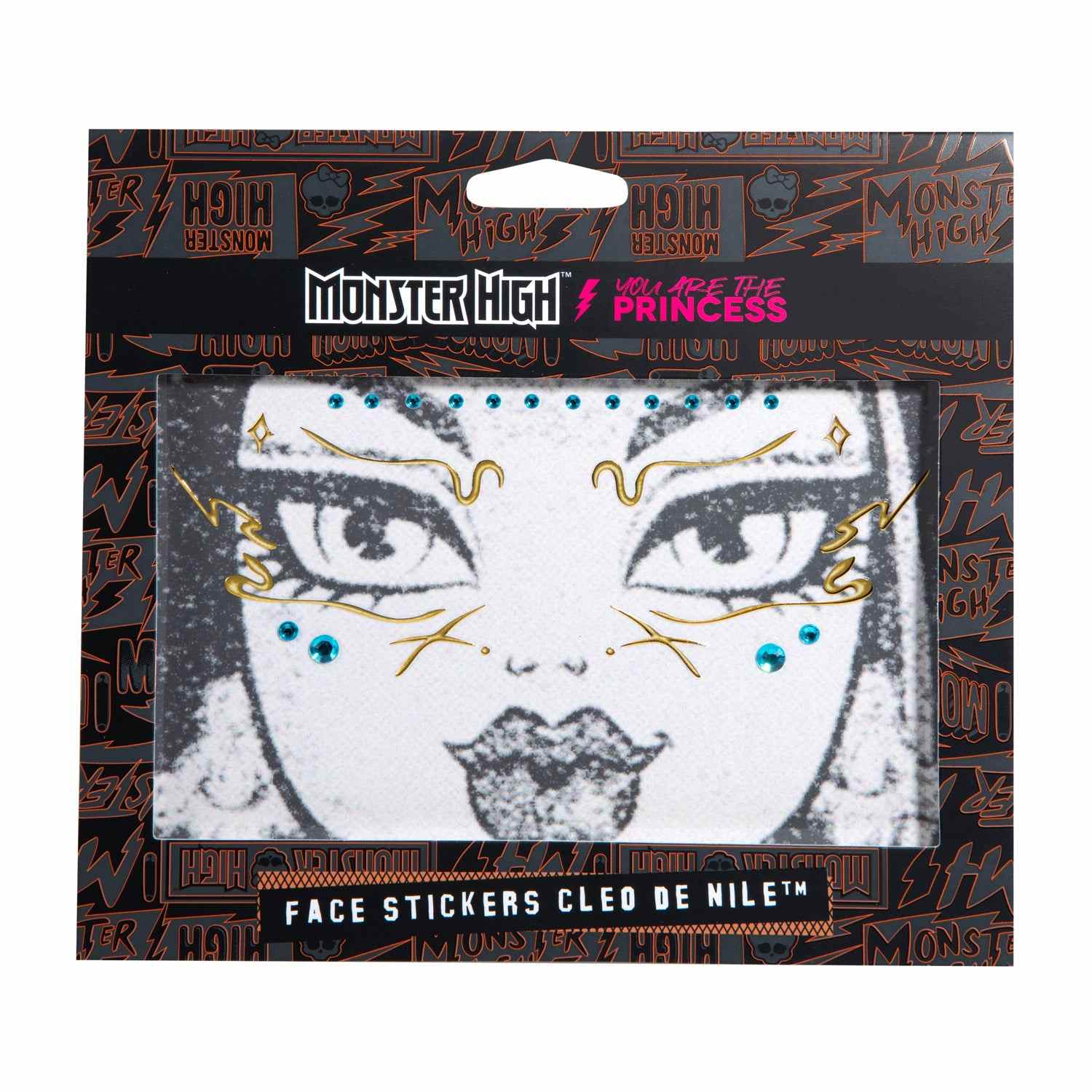 MONSTER HIGH / YOU ARE THE PRINCESS FACE STICKERS CLEO DE NILE | Miravia