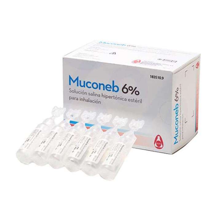 Muconeb 6% Solución Salina 30 Ampollas | Miravia