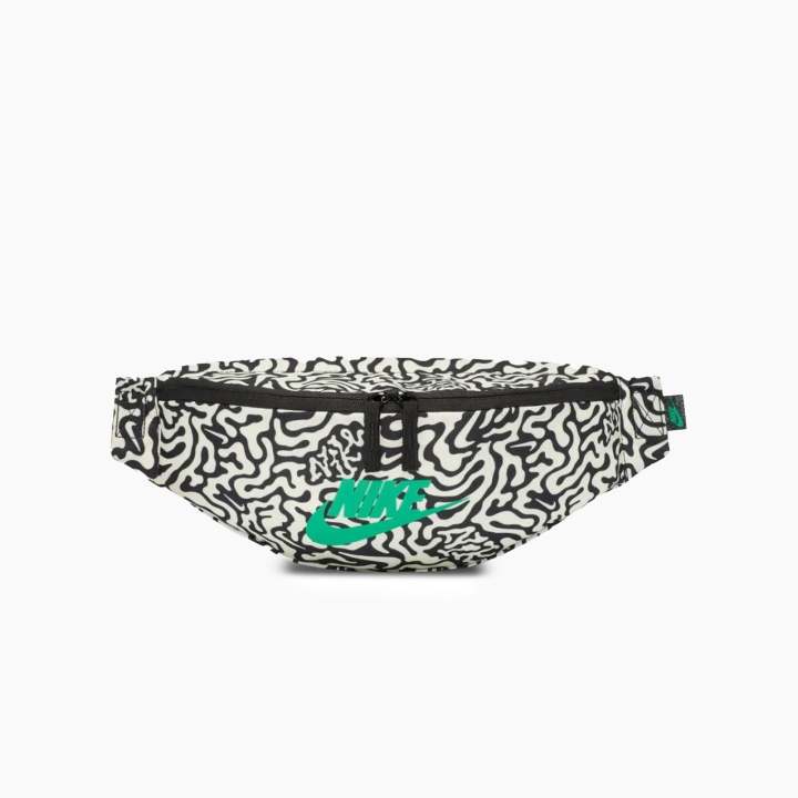 NIKE HERITAGE WAISTPACK BLACK & COCONUT MILK - FN0891 Nike ...
