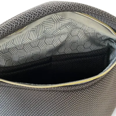 Riñonera Cobo 3D Gris/marrón AMÀ Store | Miravia