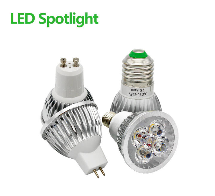 Foco LED de aluminio, lámpara halógena de reemplazo de 30W, 40W, 50W ...