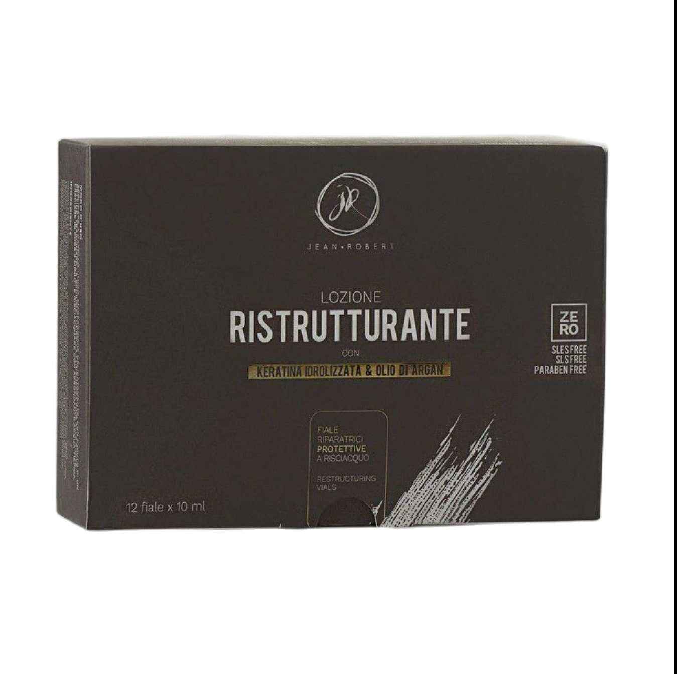 Bellas Extensiones- Jean Robert Ampollas Restructurante 12viales x 10ml- 0%sal, 0%surfato, 0 ...