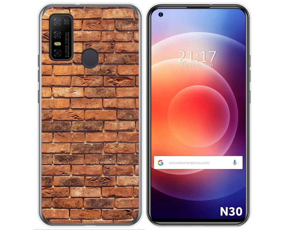 Funda Gel Tpu para Doogee N30 diseño Ladrillo 04 Dibujos | Miravia