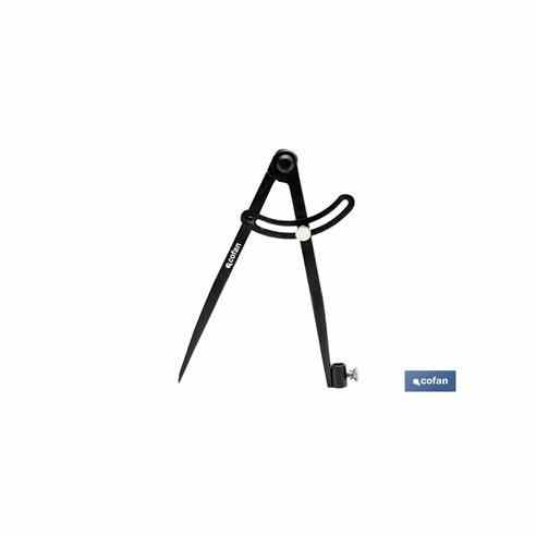 Compas De Puntas con Soporte Y Fijador 200 Mm | Miravia