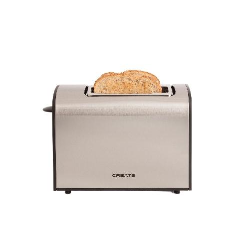 CREATE - Tostadora, 920W, 3 funciones, Acero inoxidable- SUPREME TOAST ...