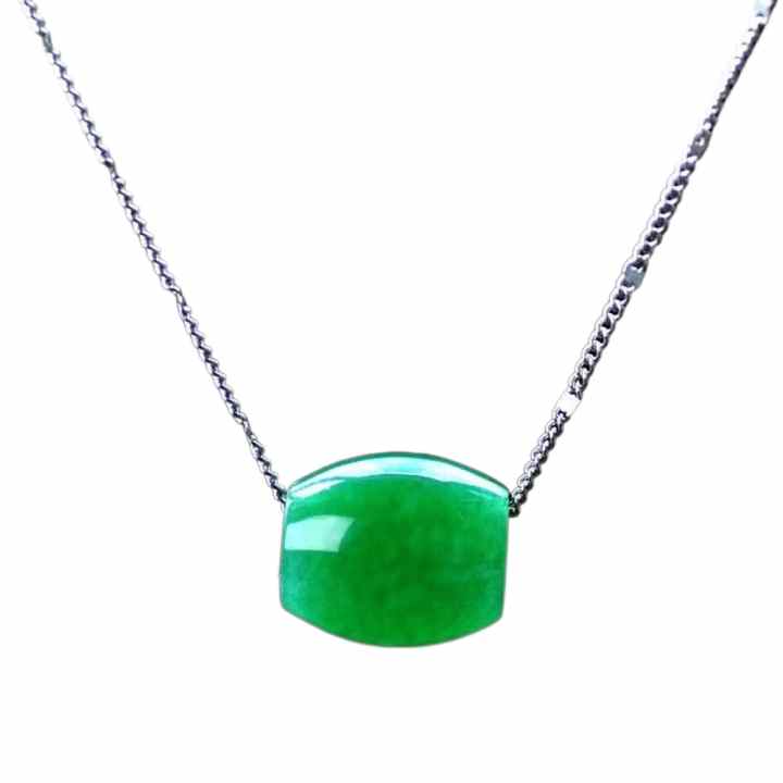 Collar de Jade con cuentas de transporte para hombre y mujer, cadena de ...