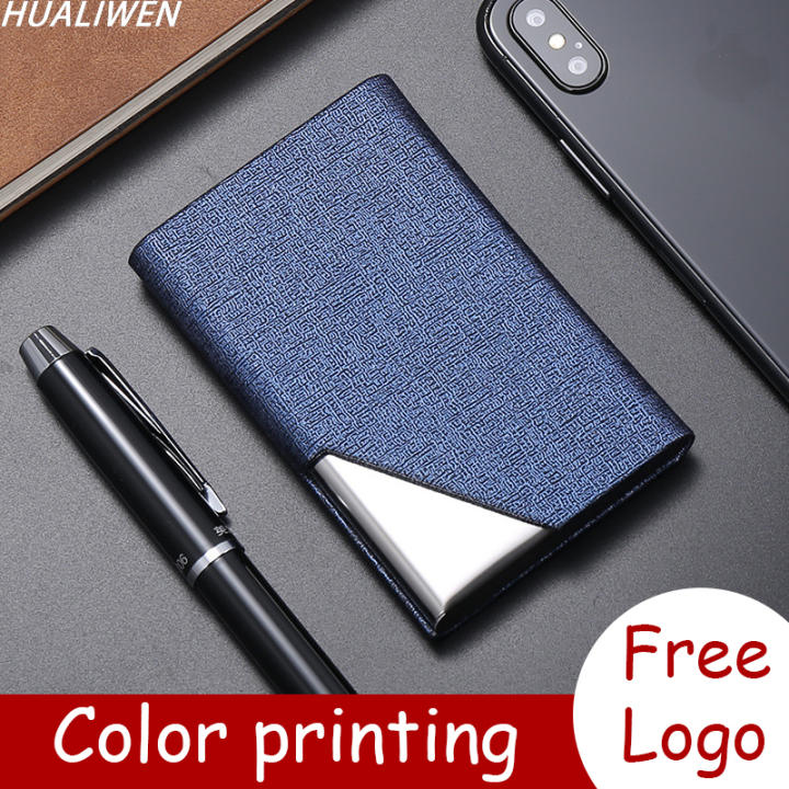 Cartera de lujo con logotipo grabado con láser para hombre y mujer ...