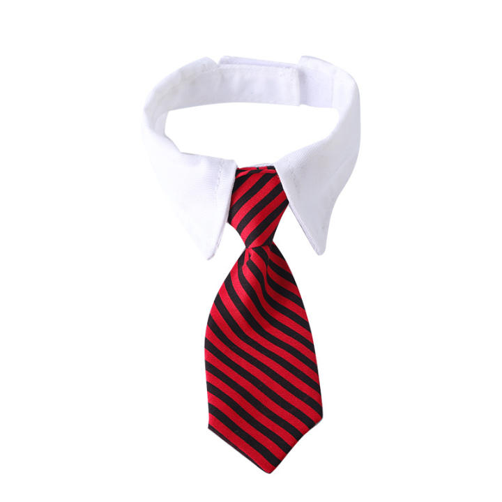 Corbata ajustable de algodón para perro y gato, corbata Formal cómoda ...