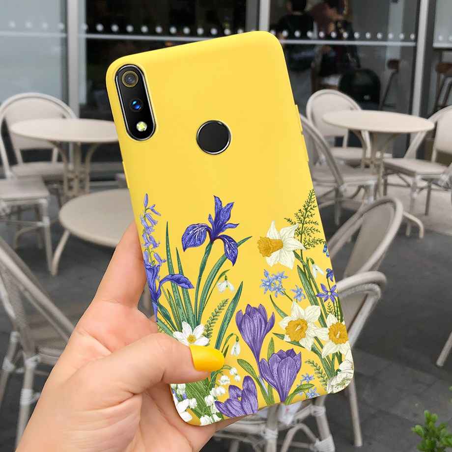 Funda de silicona blanda para Realme 3 Pro, protector a prueba de ...