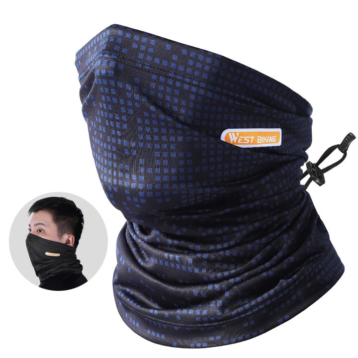 WEST BIKING-Bandana de ciclismo para verano, polaina de cuello de seda ...