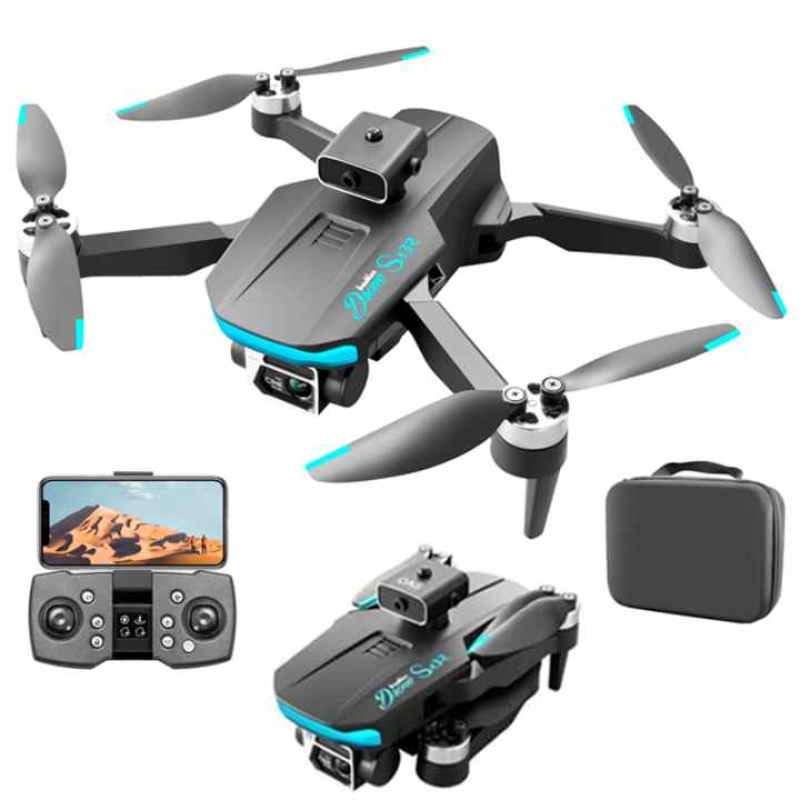 Dron S132 HD 8K con cámara Dual, cuadricóptero plegable con GPS, Motor ...