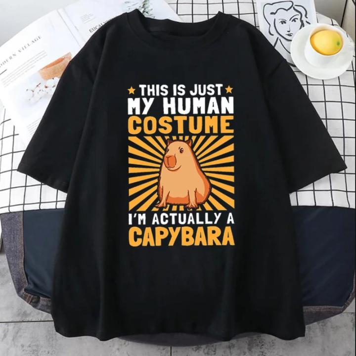 Camiseta de Capybaras para hombre, camisa divertida con estampado ...