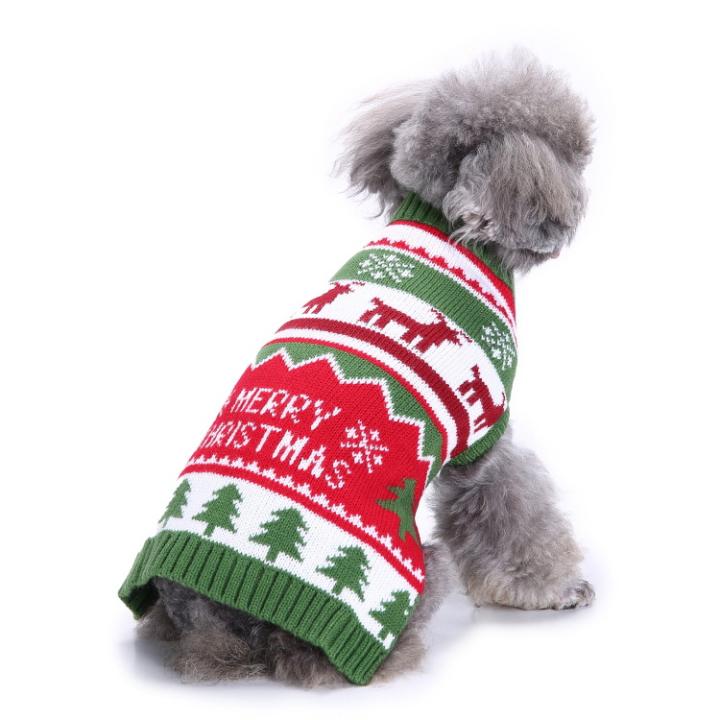Suéter de rayas de hueso para mascotas, ropa para perros grandes ...