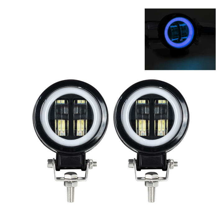 Faros LED para motocicleta Halo Lights para Jeep ATV 12V 24V SUV ...