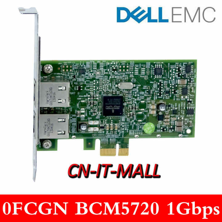 Dell FCGN 0FCGN Broadcom BCM5720 1gbps tarjeta adaptadora de red ...