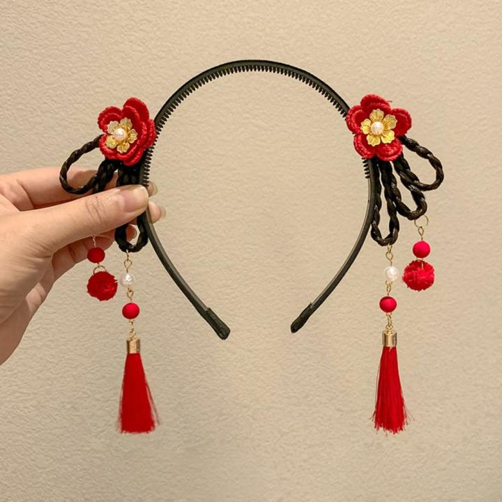 Peluca de flores para niños, diadema trenzada para el cabello, traje ...