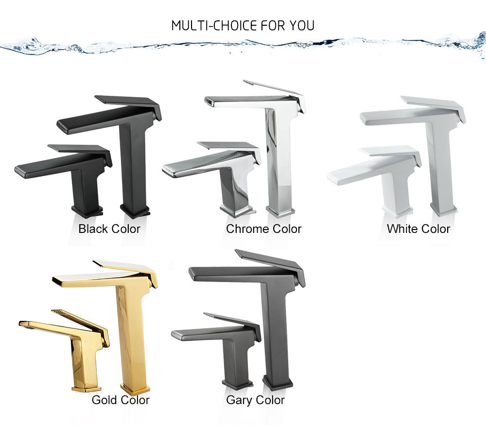 BAKALA-grifo para lavabo de baño, mezclador de agua fría y caliente ...