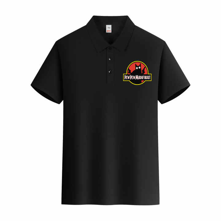 Camiseta de Polo de un gato con ambas manos para hombre, ropa de gran ...