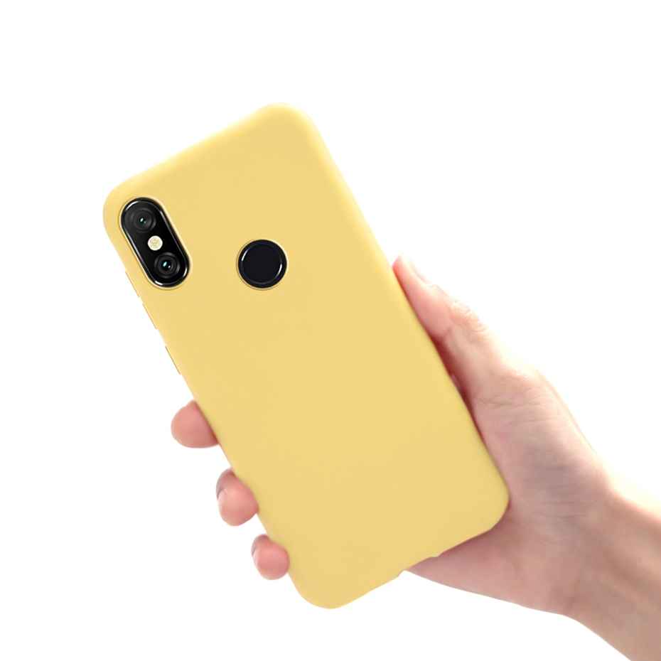 Funda de silicona suave y bonita para Xiaomi redmi note 6 pro, carcasa de TPU con pintura ...