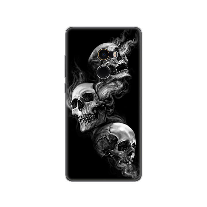 Funda de TPU de silicona suave para Xiaomi Mix 2 Mi Mix2, cubierta trasera 360, protección ...