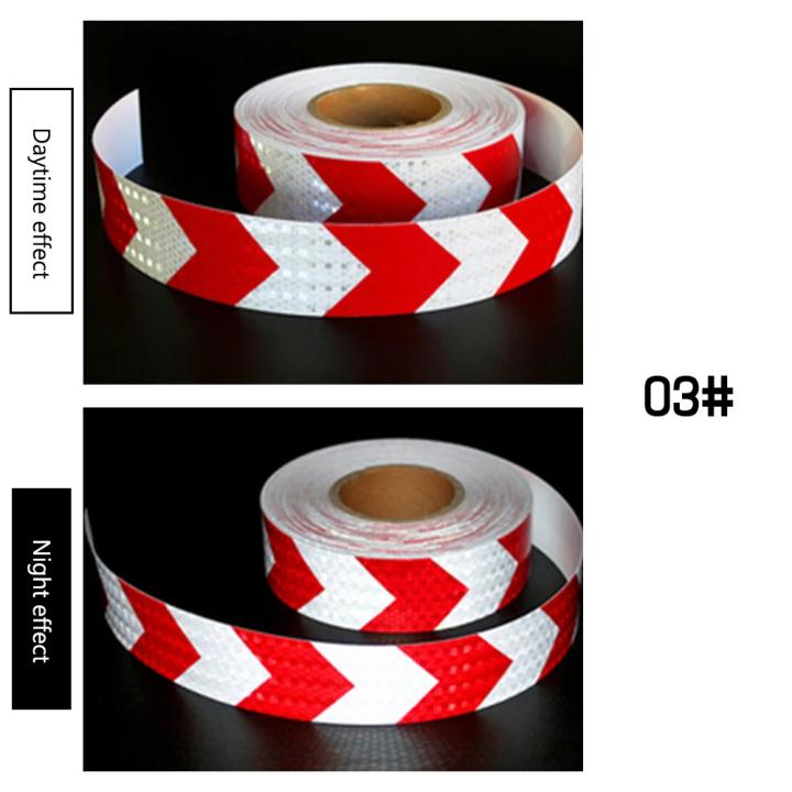 Tira de advertencia reflectante para coche, pegatinas de 5cm x 300cm ...