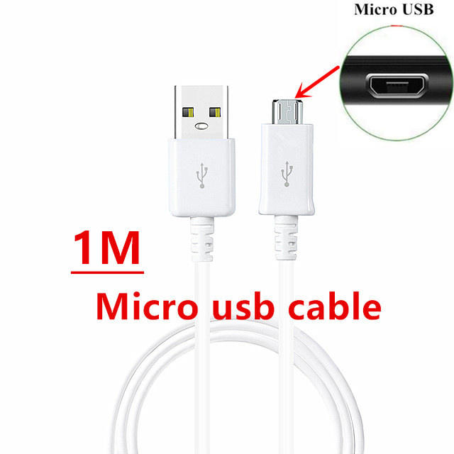 Cable de carga rápida Original para Samsung J1, J3, J5, J7, A3, A5, A7 ...