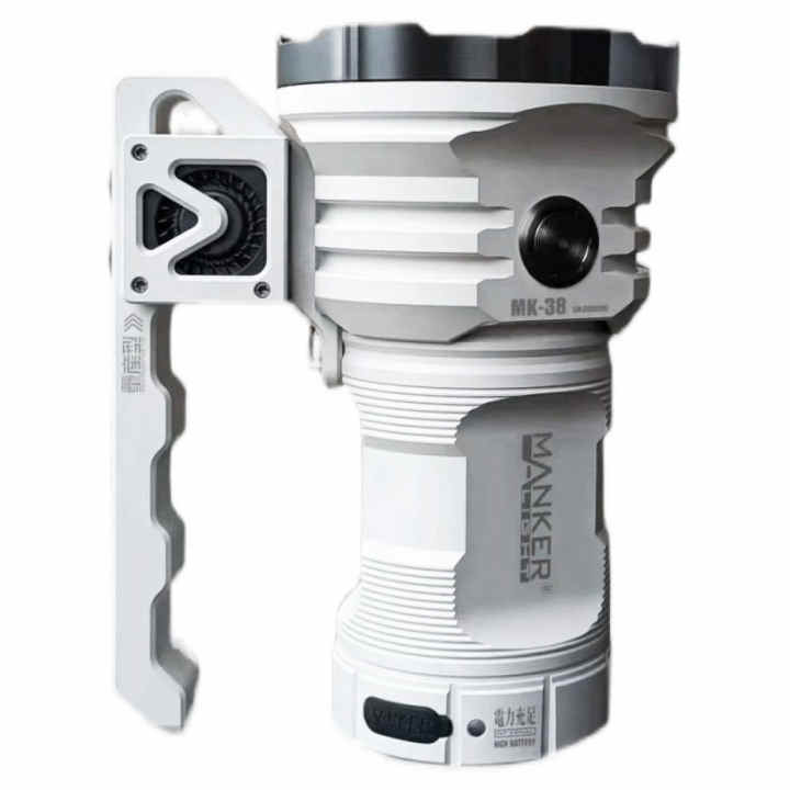 Manker-linterna de alta potencia, reflector potente, 8 fuentes LED ...