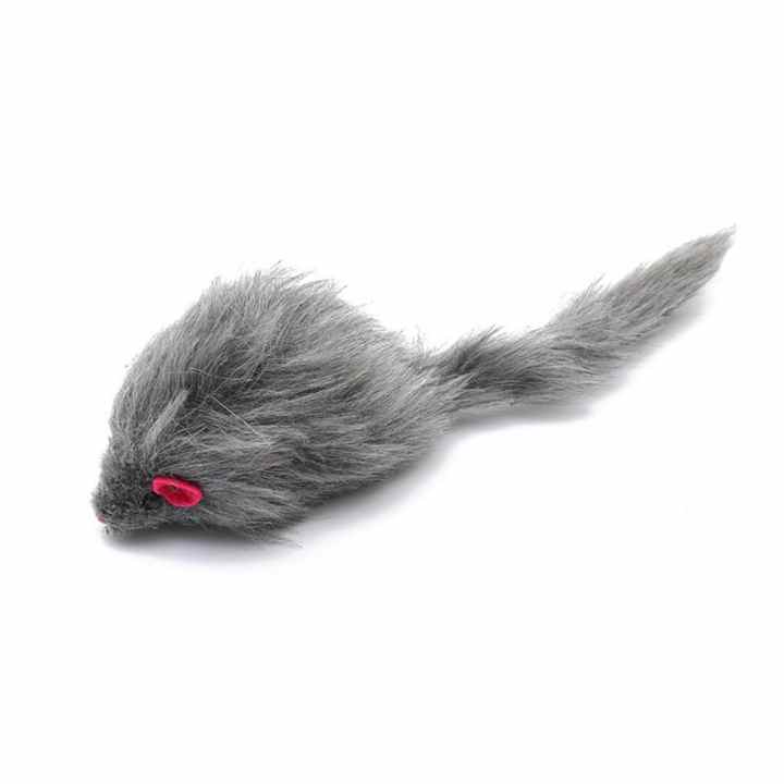 Ratón de peluche suave para gato, juguete de simulación, resistente a ...