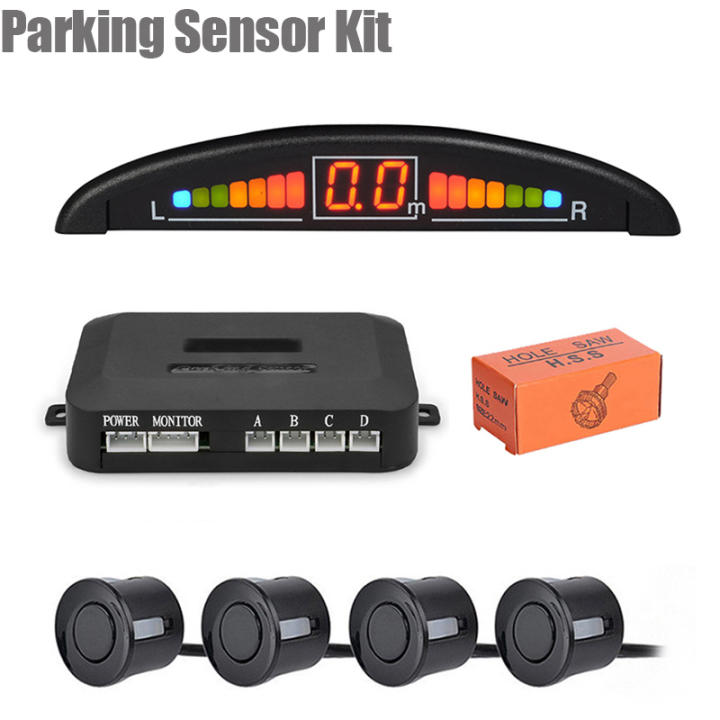 Kit de Sensor de estacionamiento con 4 Radar LED, pantalla Digital ...